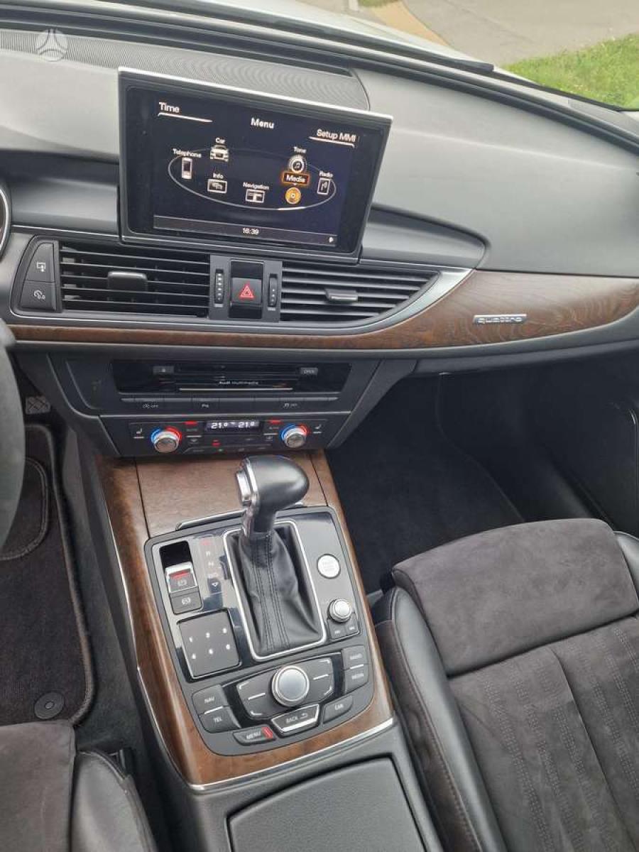 White Audi A6 2013 in Kaunas, with an engine capacity of 2.97 L and mileage of 241 thousand km for 11500 €, photo 19 on AUTOMOTO.COM.LV
