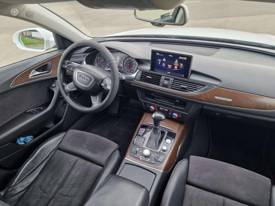 White Audi A6 2013 in Kaunas, with an engine capacity of 2.97 L and mileage of 241 thousand km for 11500 €, photo 21 on AUTOMOTO.COM.LV