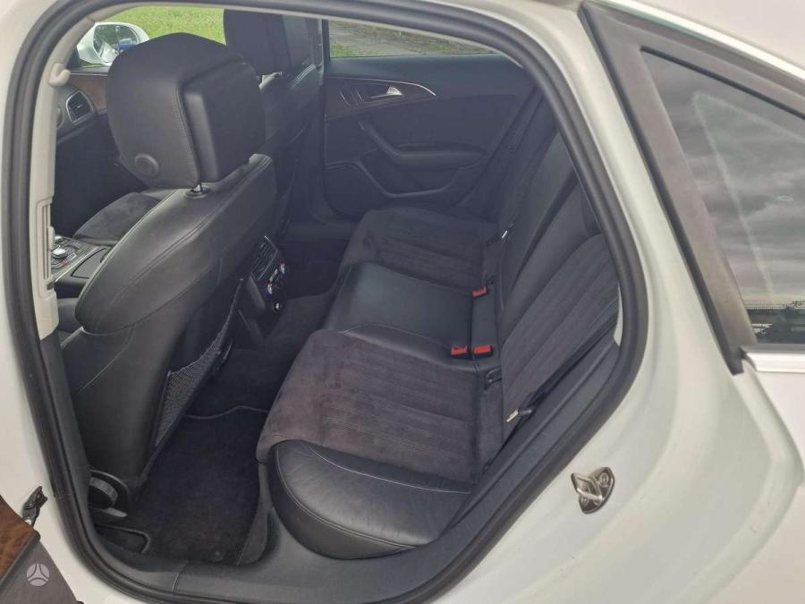 White Audi A6 2013 in Kaunas, with an engine capacity of 2.97 L and mileage of 241 thousand km for 11500 €, photo 24 on AUTOMOTO.COM.LV