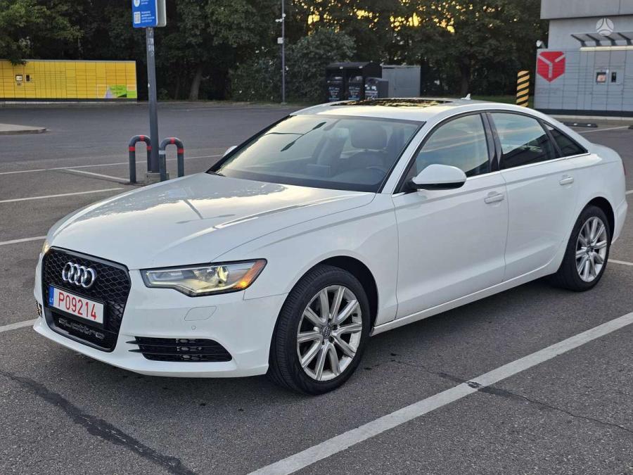 Balts Audi A6 2013 Viļņa, ar dzinēja tilpumu 1.98 L un nobraukumu 291 tūkst. km par 8990 €, foto 1 vietnē AUTOMOTO.COM.LV