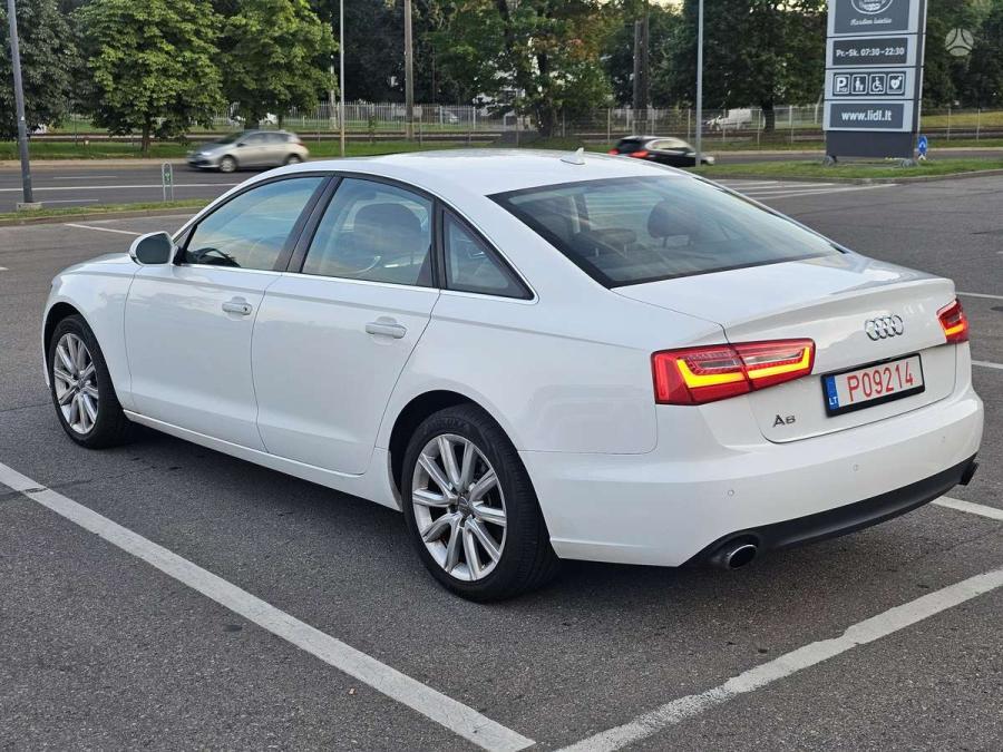 Balts Audi A6 2013 Viļņa, ar dzinēja tilpumu 1.98 L un nobraukumu 291 tūkst. km par 8990 €, foto 3 vietnē AUTOMOTO.COM.LV