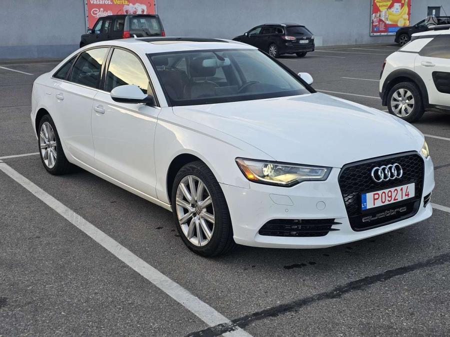Balts Audi A6 2013 Viļņa, ar dzinēja tilpumu 1.98 L un nobraukumu 291 tūkst. km par 8990 €, foto 5 vietnē AUTOMOTO.COM.LV