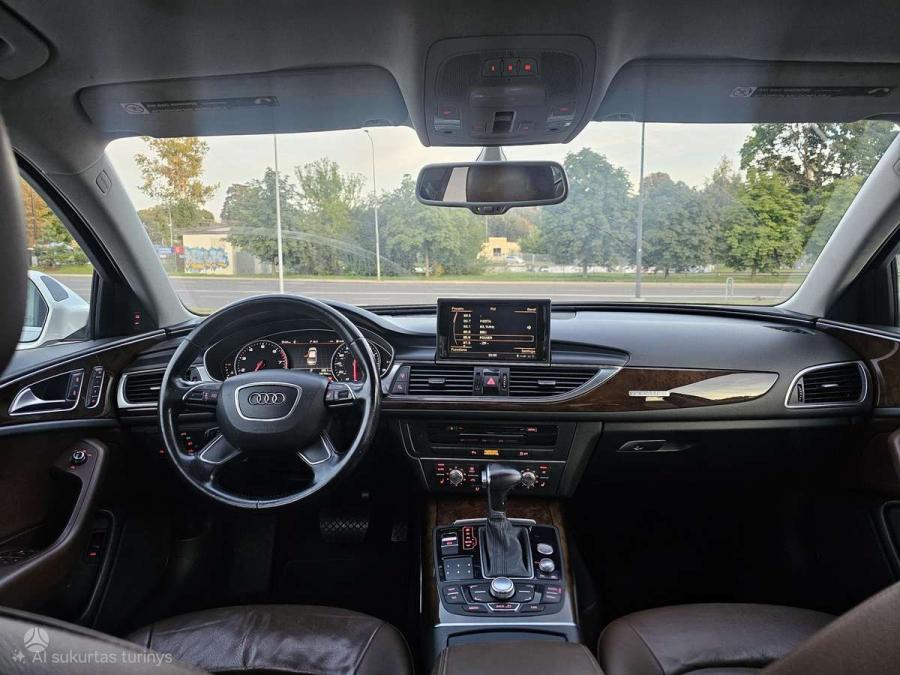 Balts Audi A6 2013 Viļņa, ar dzinēja tilpumu 1.98 L un nobraukumu 291 tūkst. km par 8990 €, foto 8 vietnē AUTOMOTO.COM.LV