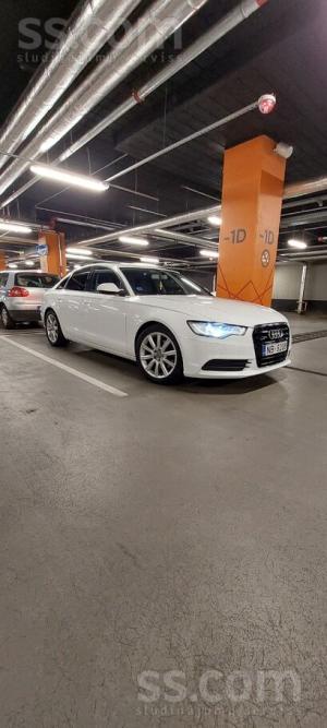 White Audi A6 2013 in Riga, with an engine capacity of 3.00 L and mileage of 230 thousand km for 10350 €, photo  on AUTOMOTO.COM.LV