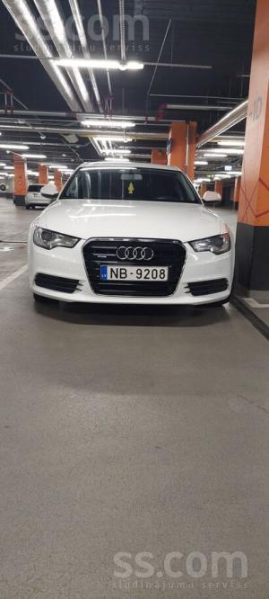White Audi A6 2013 in Riga, with an engine capacity of 3.00 L and mileage of 230 thousand km for 10350 €, photo 3 on AUTOMOTO.COM.LV