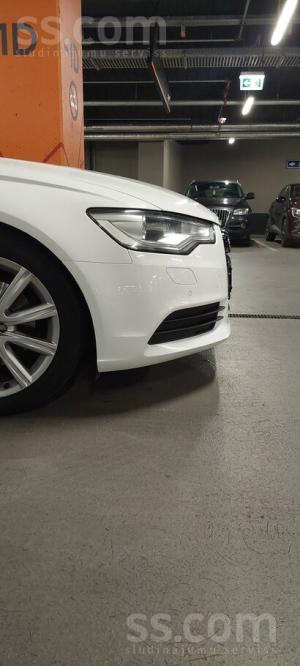 White Audi A6 2013 in Riga, with an engine capacity of 3.00 L and mileage of 230 thousand km for 10350 €, photo 4 on AUTOMOTO.COM.LV