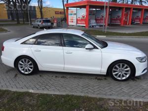White Audi A6 2013 in Riga, with an engine capacity of 3.00 L and mileage of 230 thousand km for 10350 €, photo 7 on AUTOMOTO.COM.LV