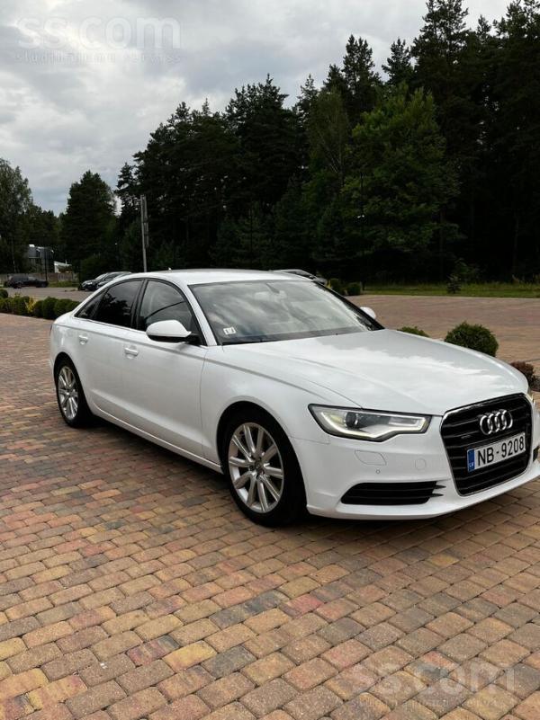 White Audi A6 2013 in Riga, with an engine capacity of 3.00 L and mileage of 230 thousand km for 10350 €, photo 9 on AUTOMOTO.COM.LV