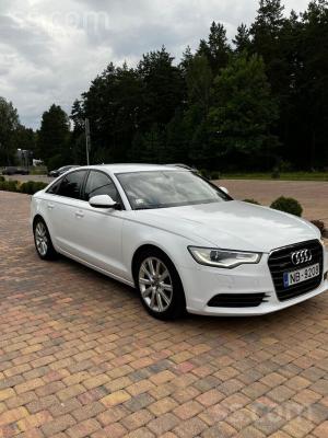 White Audi A6 2013 in Riga, with an engine capacity of 3.00 L and mileage of 230 thousand km for 10350 €, photo 9 on AUTOMOTO.COM.LV