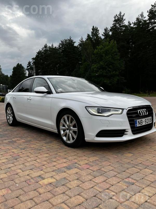 White Audi A6 2013 in Riga, with an engine capacity of 3.00 L and mileage of 230 thousand km for 10350 €, photo 10 on AUTOMOTO.COM.LV