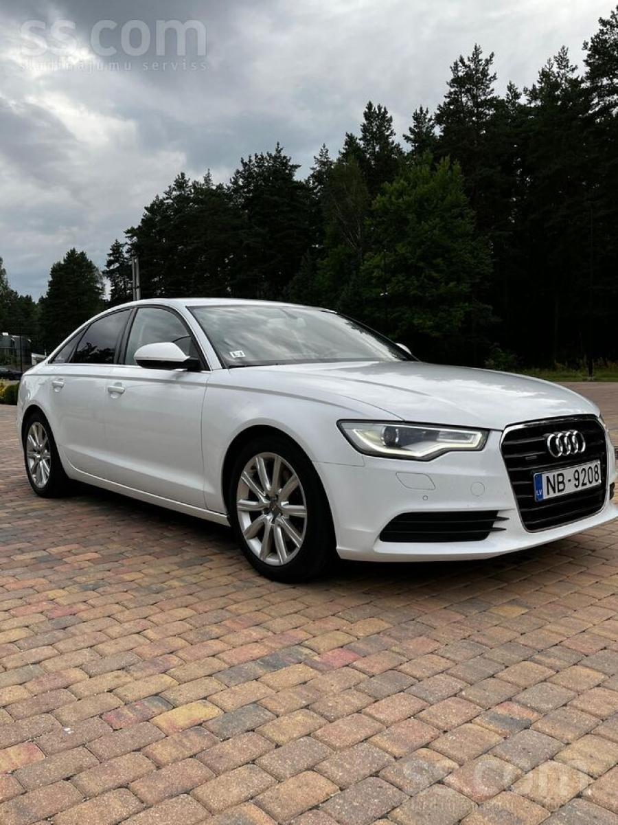 White Audi A6 2013 in Riga, with an engine capacity of 3.00 L and mileage of 230 thousand km for 10350 €, photo 10 on AUTOMOTO.COM.LV