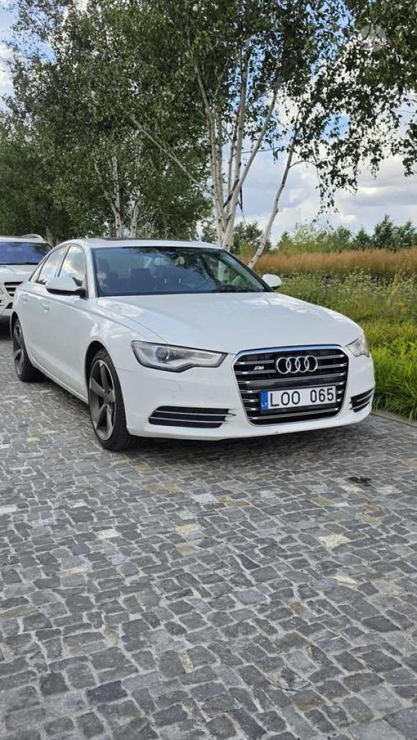 White Audi A6 2013 in Kaunas, with an engine capacity of 1.97 L and mileage of 228 thousand km for 8000 €, photo 1 on AUTOMOTO.COM.LV