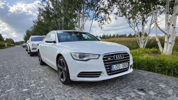 White Audi A6 2013 in Kaunas, with an engine capacity of 1.97 L and mileage of 228 thousand km for 8000 €, photo 4 on AUTOMOTO.COM.LV