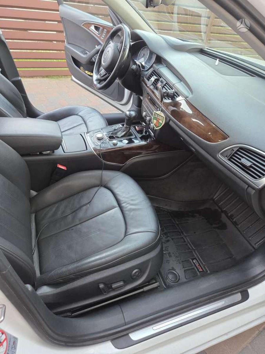 White Audi A6 2013 in Kaunas, with an engine capacity of 1.97 L and mileage of 228 thousand km for 8000 €, photo 11 on AUTOMOTO.COM.LV