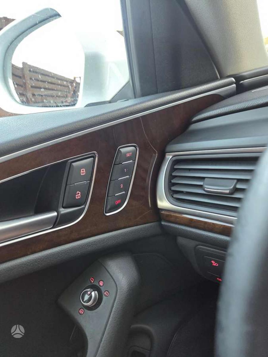 White Audi A6 2013 in Kaunas, with an engine capacity of 1.97 L and mileage of 228 thousand km for 8000 €, photo 13 on AUTOMOTO.COM.LV