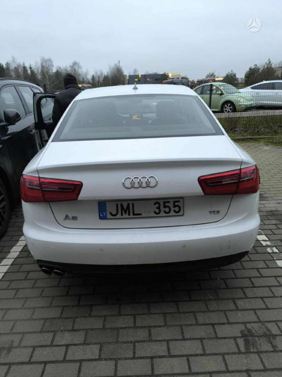 Balts Audi A6 2014 Viļņa, ar dzinēja tilpumu 1.97 L un nobraukumu 327 tūkst. km par 9200 €, foto 3 vietnē AUTOMOTO.COM.LV