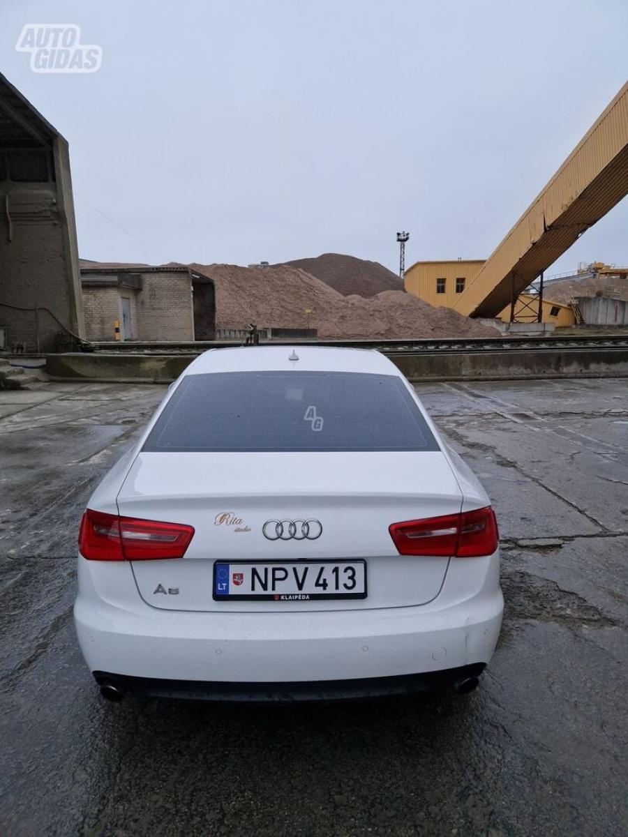 Balts Audi A6 2014 Klaipėda, ar dzinēja tilpumu 2.00 L un nobraukumu 310 tūkst. km par 6850 €, foto 6 vietnē AUTOMOTO.COM.LV