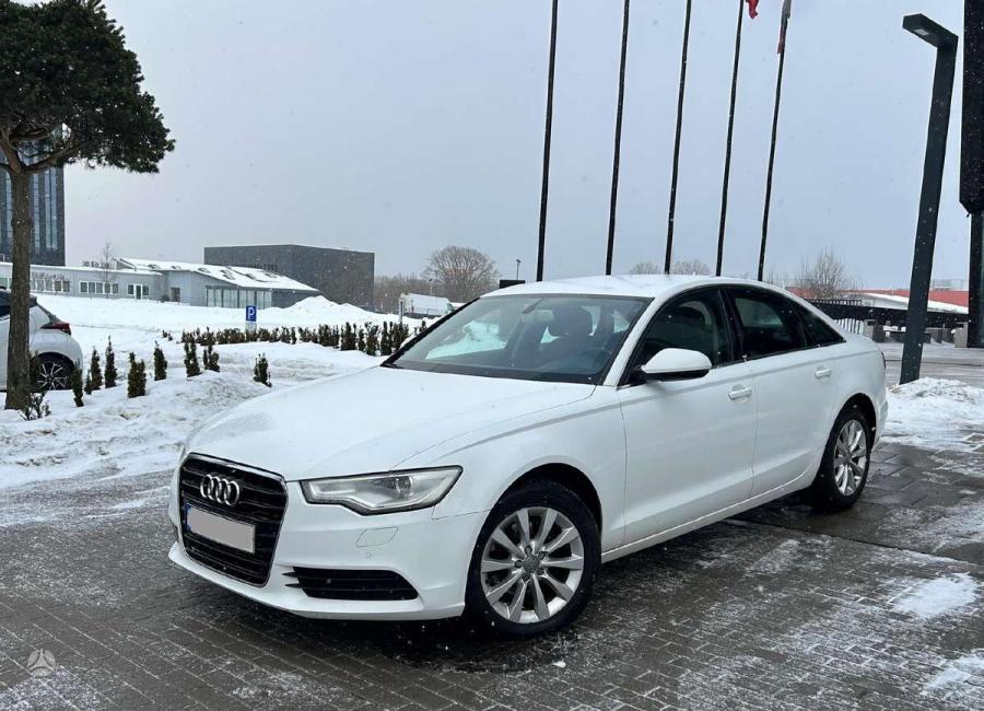 Balts Audi A6 2014 Viļņa, ar dzinēja tilpumu 1.97 L un nobraukumu 328 tūkst. km par 8150 €, foto 1 vietnē AUTOMOTO.COM.LV