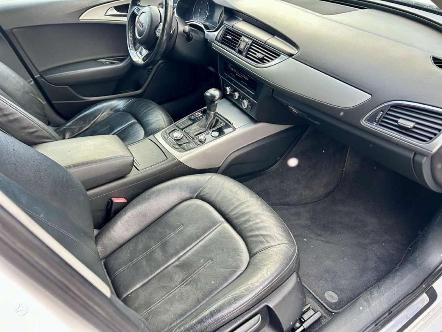 Balts Audi A6 2014 Viļņa, ar dzinēja tilpumu 1.97 L un nobraukumu 328 tūkst. km par 8150 €, foto 11 vietnē AUTOMOTO.COM.LV