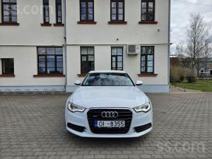 White Audi A6 2014 in Riga, with an engine capacity of 3.00 L and mileage of 327 thousand km for 10200 €, photo 6 on AUTOMOTO.COM.LV