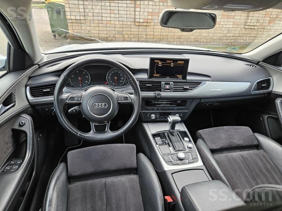 White Audi A6 2014 in Riga, with an engine capacity of 3.00 L and mileage of 327 thousand km for 10200 €, photo 11 on AUTOMOTO.COM.LV