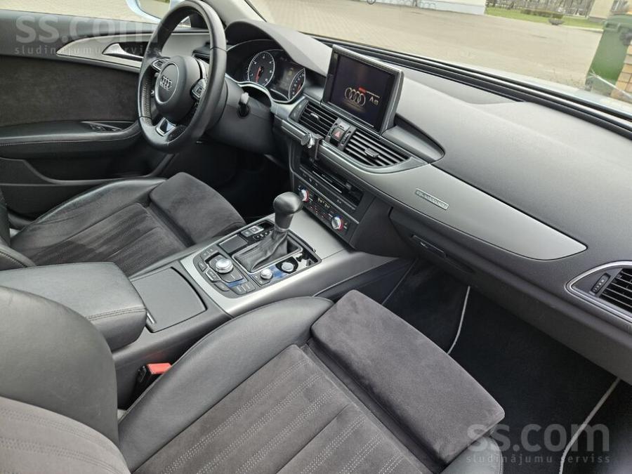 White Audi A6 2014 in Riga, with an engine capacity of 3.00 L and mileage of 327 thousand km for 10200 €, photo 13 on AUTOMOTO.COM.LV