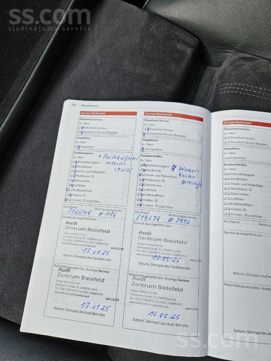 White Audi A6 2014 in Riga, with an engine capacity of 3.00 L and mileage of 327 thousand km for 10200 €, photo 19 on AUTOMOTO.COM.LV