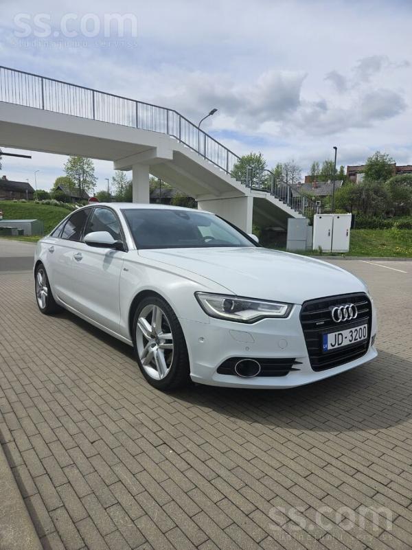 Balts Audi A6 2014 Rēzekne, ar dzinēja tilpumu 3.00 L un nobraukumu 280 tūkst. km par 10900 €, foto 1 vietnē AUTOMOTO.COM.LV