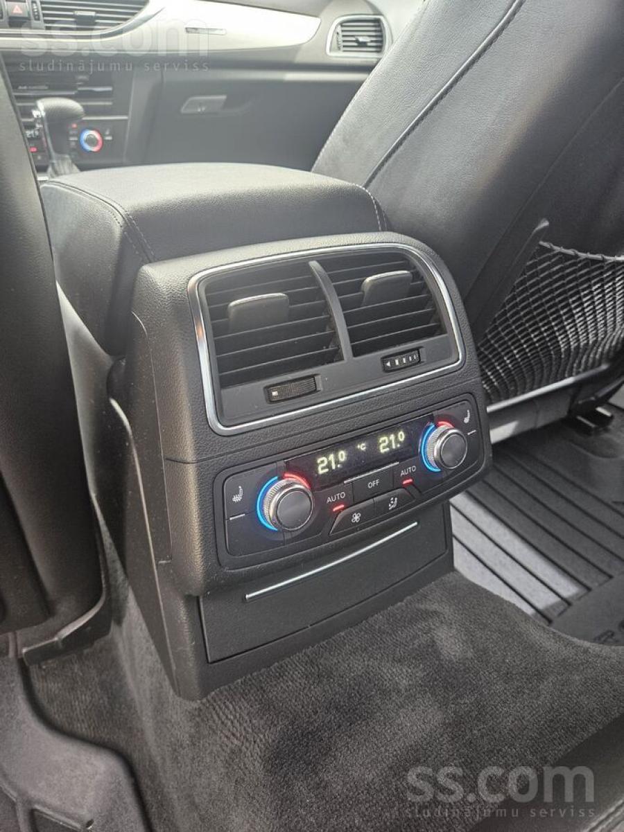White Audi A6 2014 in Rezekne, with an engine capacity of 3.00 L and mileage of 280 thousand km for 10900 €, photo 9 on AUTOMOTO.COM.LV