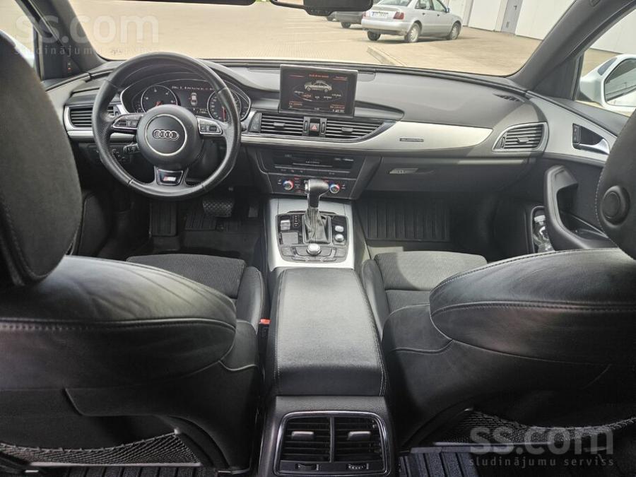 White Audi A6 2014 in Rezekne, with an engine capacity of 3.00 L and mileage of 280 thousand km for 10900 €, photo 15 on AUTOMOTO.COM.LV