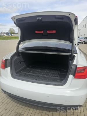 White Audi A6 2014 in Rezekne, with an engine capacity of 3.00 L and mileage of 280 thousand km for 10900 €, photo 16 on AUTOMOTO.COM.LV