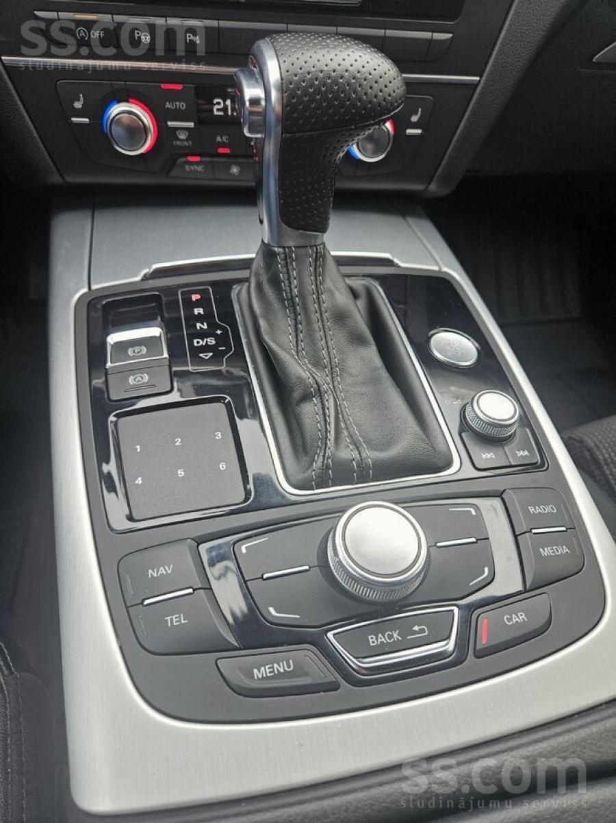 White Audi A6 2014 in Rezekne, with an engine capacity of 3.00 L and mileage of 280 thousand km for 10900 €, photo 18 on AUTOMOTO.COM.LV