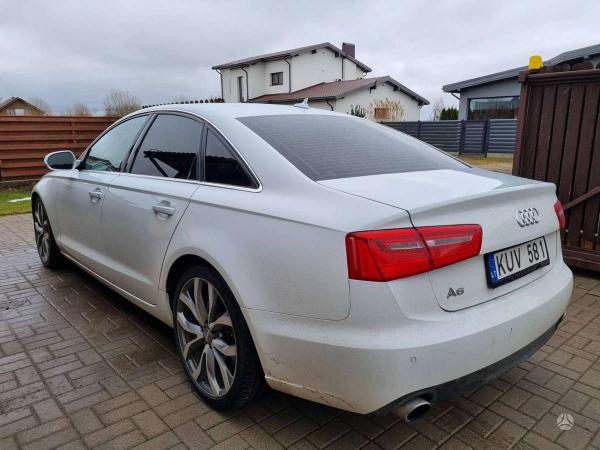 White Audi A6 2014 in Kaunas, with an engine capacity of 1.98 L and mileage of 208 thousand km for 7500 €, photo 2 on AUTOMOTO.COM.LV