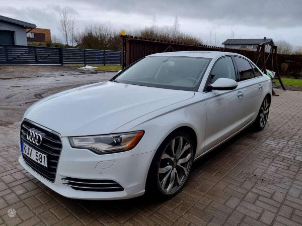 White Audi A6 2014 in Kaunas, with an engine capacity of 1.98 L and mileage of 208 thousand km for 7500 €, photo 3 on AUTOMOTO.COM.LV