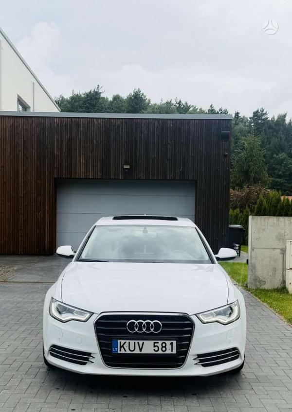 Balts Audi A6 2014 Viļņa, ar dzinēja tilpumu 1.98 L un nobraukumu 202 tūkst. km par 7300 €, foto 2 vietnē AUTOMOTO.COM.LV