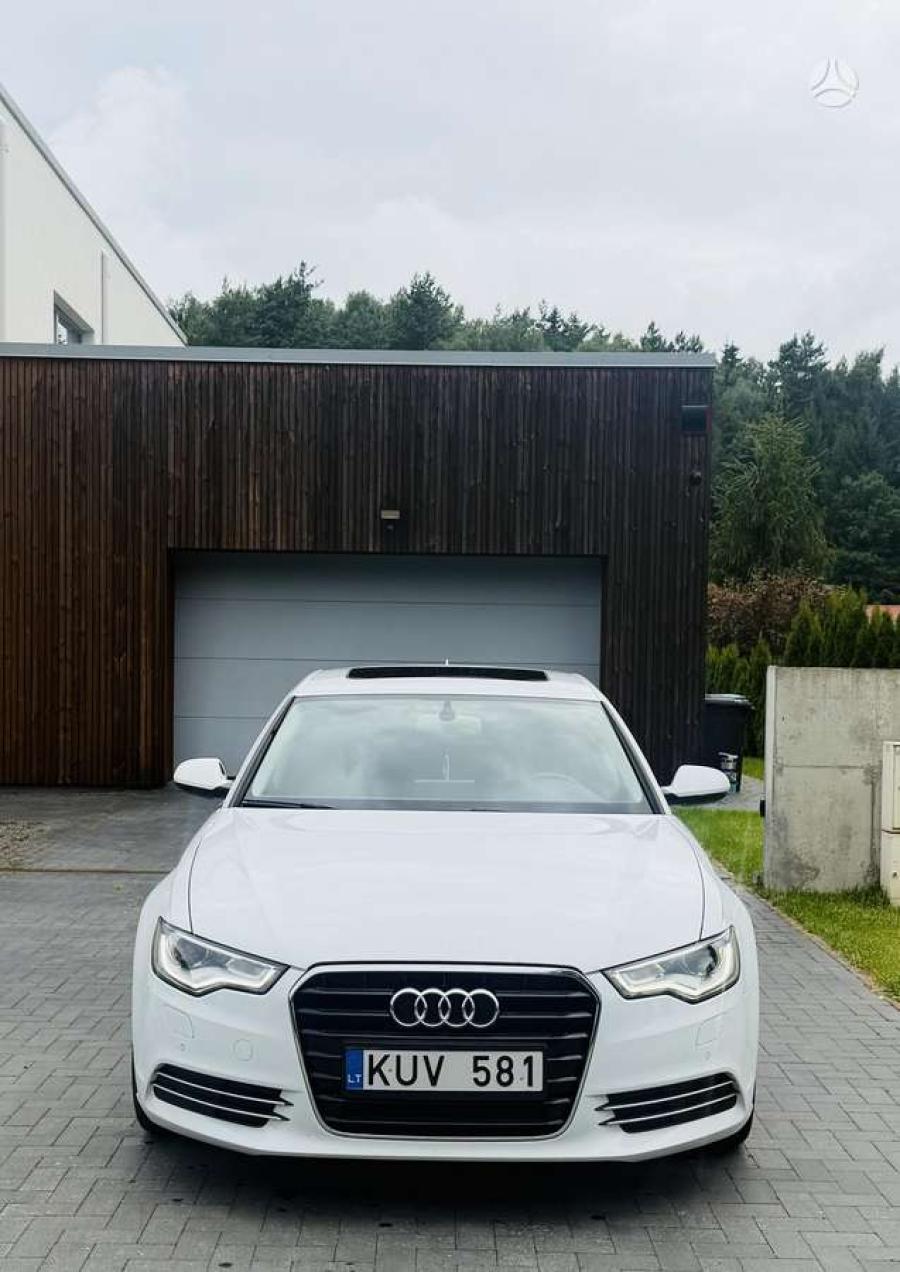 Balts Audi A6 2014 Viļņa, ar dzinēja tilpumu 1.98 L un nobraukumu 202 tūkst. km par 7300 €, foto 3 vietnē AUTOMOTO.COM.LV