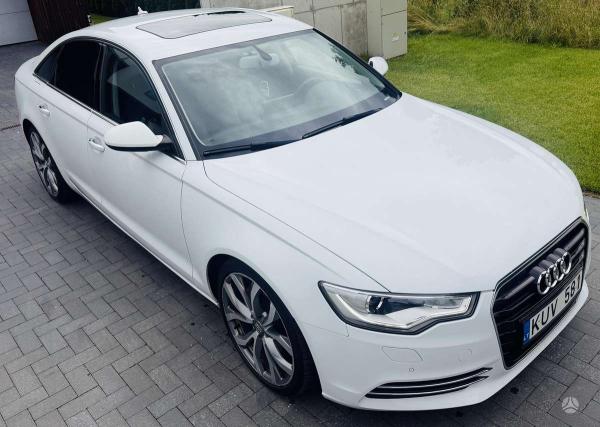 Balts Audi A6 2014 Viļņa, ar dzinēja tilpumu 1.98 L un nobraukumu 202 tūkst. km par 7300 €, foto 4 vietnē AUTOMOTO.COM.LV