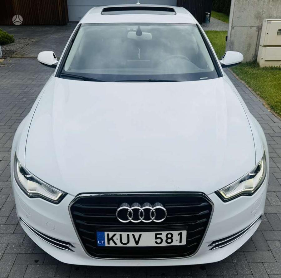 Balts Audi A6 2014 Viļņa, ar dzinēja tilpumu 1.98 L un nobraukumu 202 tūkst. km par 7300 €, foto 6 vietnē AUTOMOTO.COM.LV