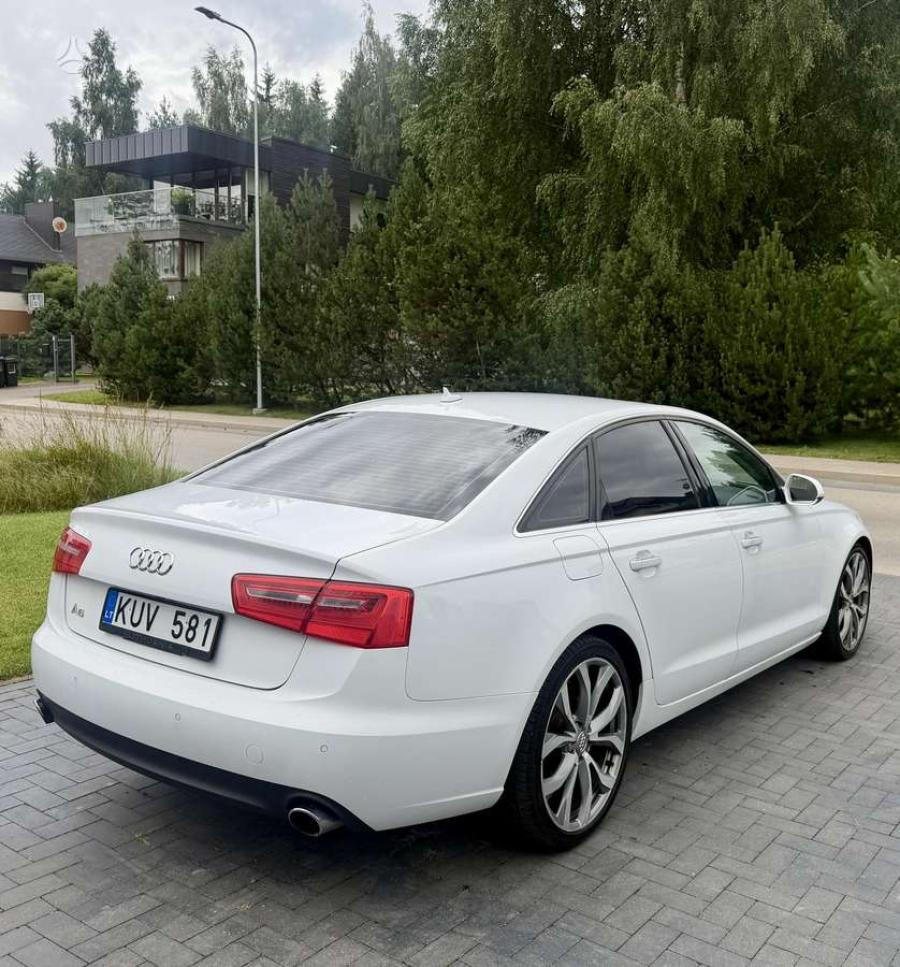 Balts Audi A6 2014 Viļņa, ar dzinēja tilpumu 1.98 L un nobraukumu 202 tūkst. km par 7300 €, foto 13 vietnē AUTOMOTO.COM.LV