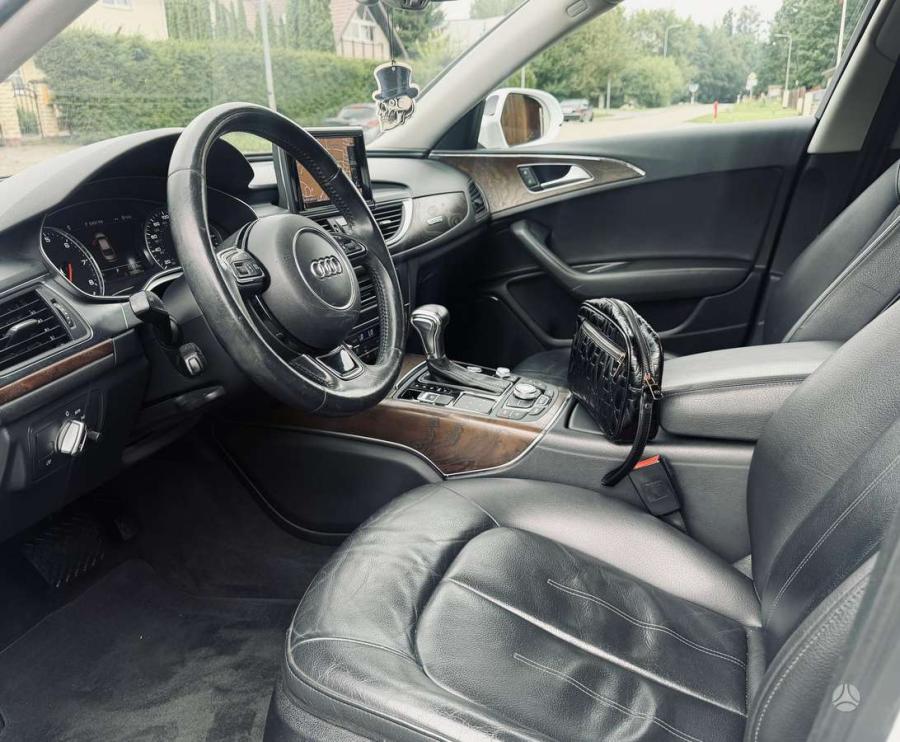 Balts Audi A6 2014 Viļņa, ar dzinēja tilpumu 1.98 L un nobraukumu 202 tūkst. km par 7300 €, foto 18 vietnē AUTOMOTO.COM.LV