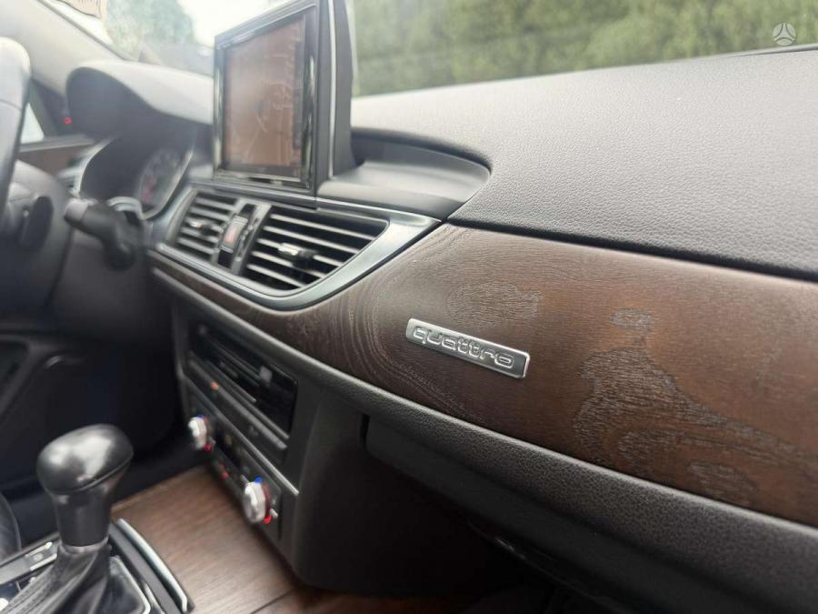 Balts Audi A6 2014 Viļņa, ar dzinēja tilpumu 1.98 L un nobraukumu 202 tūkst. km par 7300 €, foto 28 vietnē AUTOMOTO.COM.LV