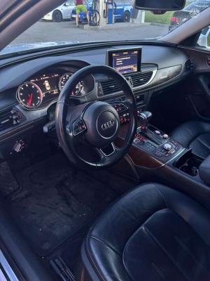 White Audi A6 2014 in Vilnius, with an engine capacity of 1.98 L and mileage of 200 thousand km for 7100 €, photo 6 on AUTOMOTO.COM.LV