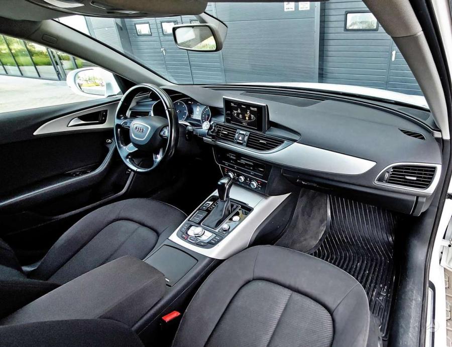 Balts Audi A6 2015 Viļņa, ar dzinēja tilpumu 1.97 L un nobraukumu 273 tūkst. km par 9500 €, foto 19 vietnē AUTOMOTO.COM.LV
