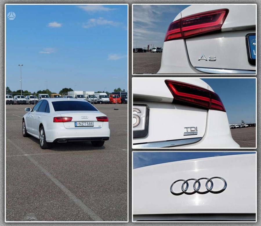 Balts Audi A6 2015 Viļņa, ar dzinēja tilpumu 1.97 L un nobraukumu 273 tūkst. km par 9500 €, foto 39 vietnē AUTOMOTO.COM.LV