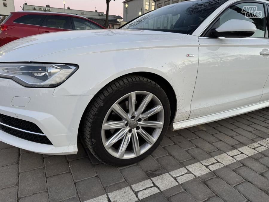 White Audi A6 2016 in Kaunas, with an engine capacity of 2.00 L and mileage of 206 thousand km for 14750 €, photo 2 on AUTOMOTO.COM.LV