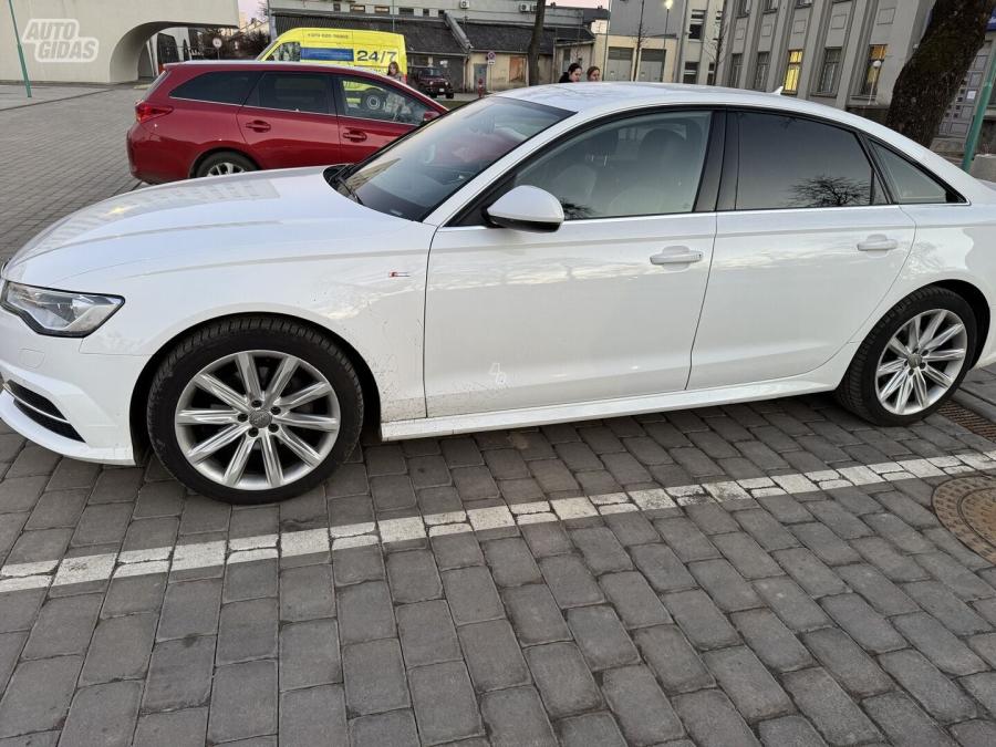 White Audi A6 2016 in Kaunas, with an engine capacity of 2.00 L and mileage of 206 thousand km for 14750 €, photo 3 on AUTOMOTO.COM.LV