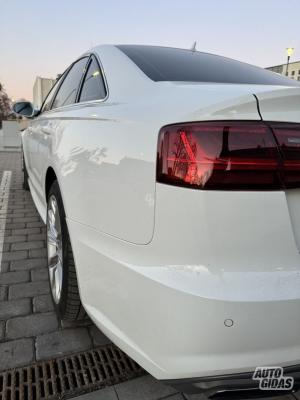 White Audi A6 2016 in Kaunas, with an engine capacity of 2.00 L and mileage of 206 thousand km for 14750 €, photo 5 on AUTOMOTO.COM.LV