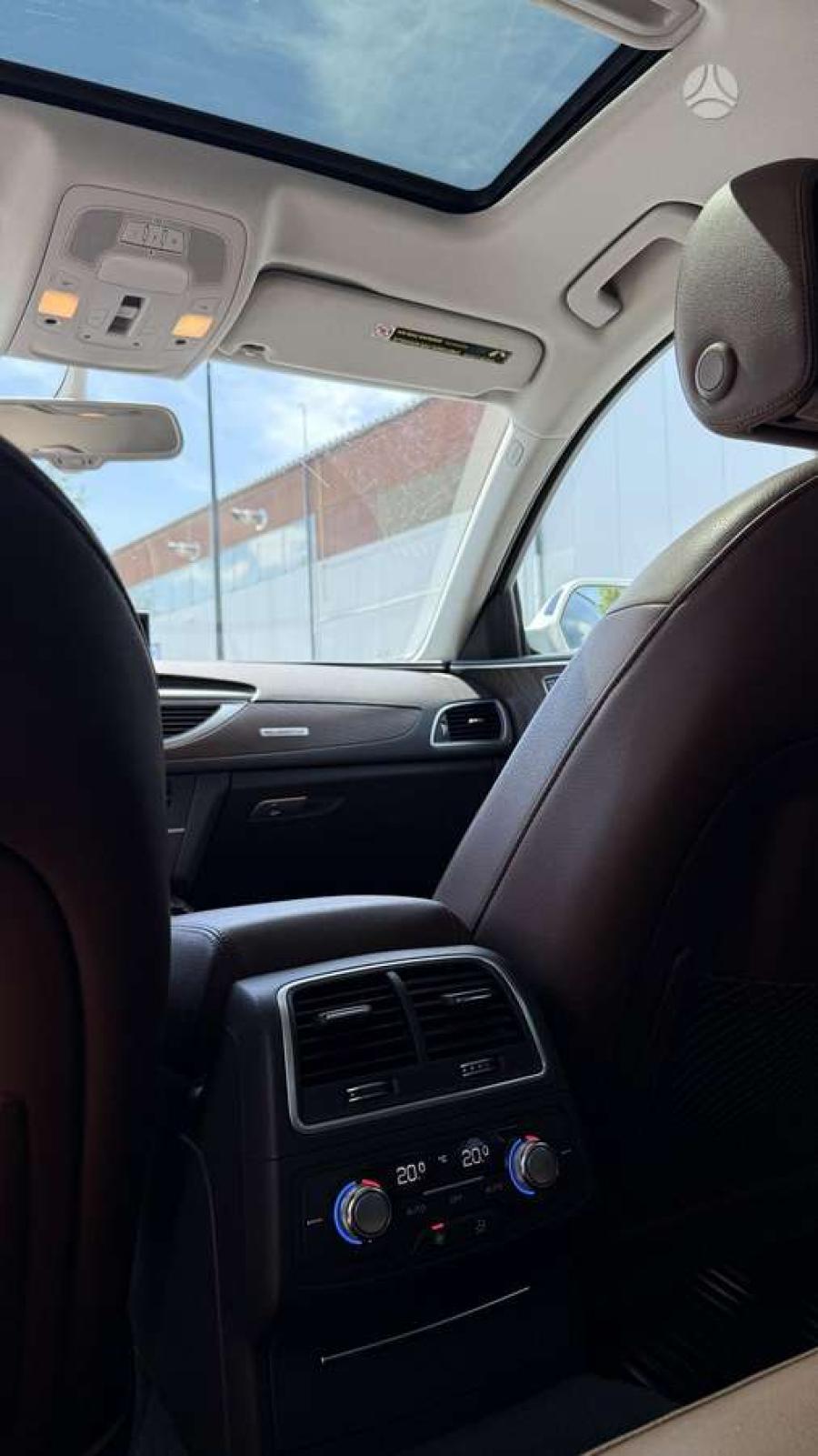 White Audi A6 2016 in Vilnius, with an engine capacity of 3.00 L and mileage of 170 thousand km for 16500 €, photo 13 on AUTOMOTO.COM.LV