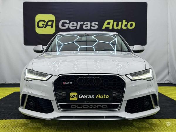 White Audi A6 2016 in Vilnius, with an engine capacity of 2.00 L and mileage of 109 thousand km for 16990 €, photo 2 on AUTOMOTO.COM.LV