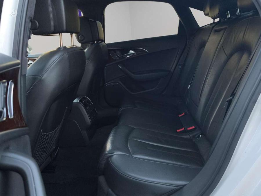 White Audi A6 2016 in Vilnius, with an engine capacity of 3.00 L and mileage of 184 thousand km for 15999 €, photo 12 on AUTOMOTO.COM.LV